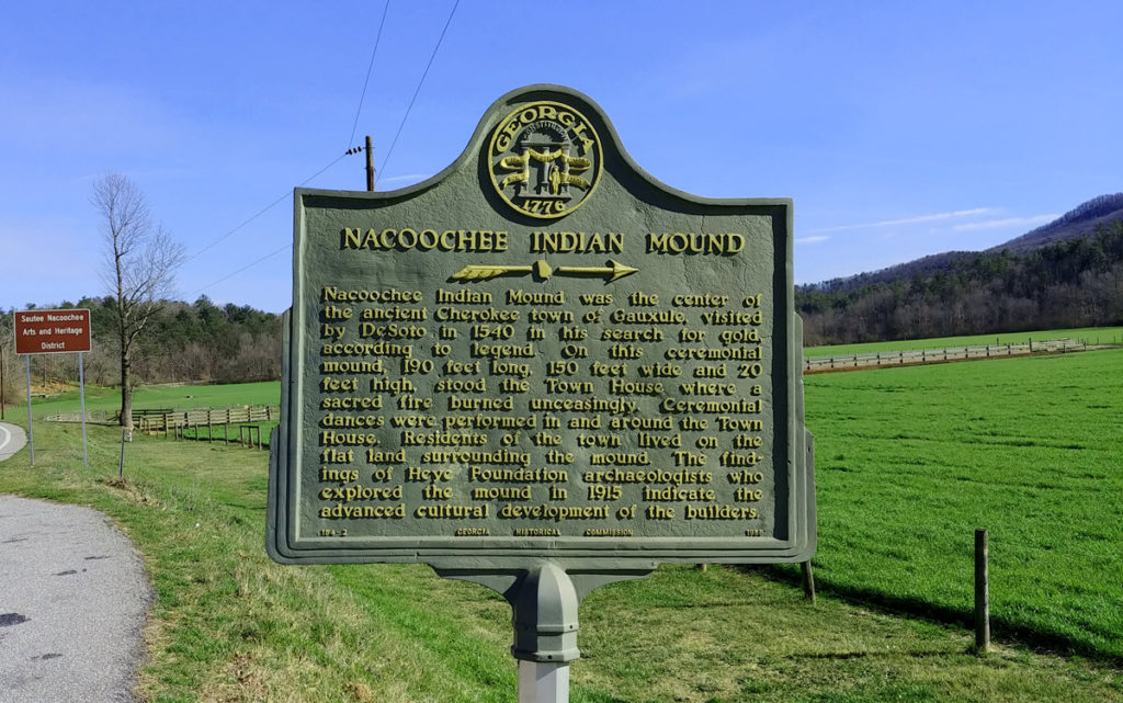 Nacoochee-Indian-Mound-GA-Roadside-Marker | Ga Mountains Guide