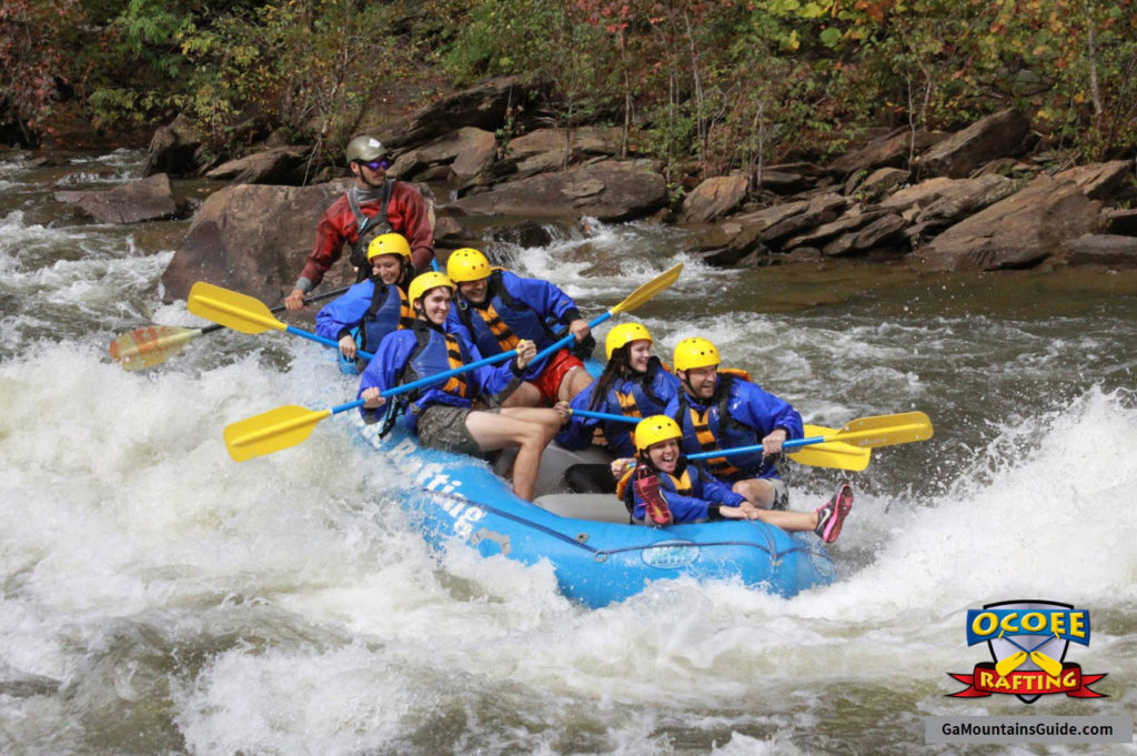🚣‍♂️ Scenic white water rafting in North Georgia mountains