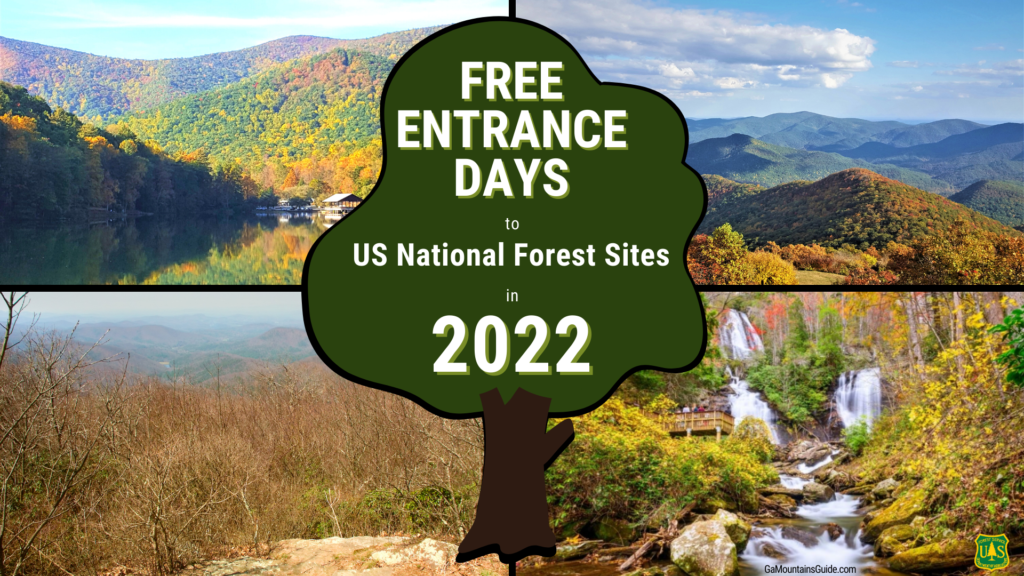 Free Entrance Days at US National Forests in North Ga & USA