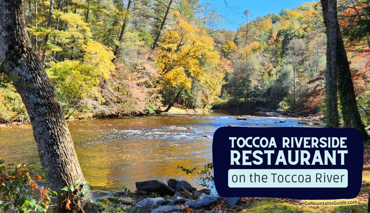 Scenic Waterfront Dining in North Georgia Mountains🍴🌄