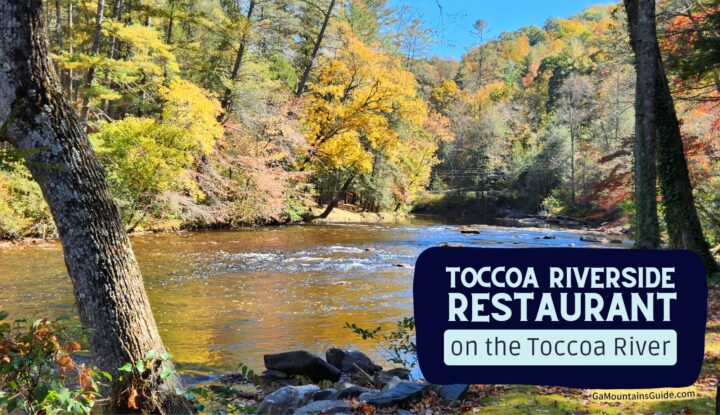 Scenic Waterfront Dining in North Georgia Mountains🍴🌄