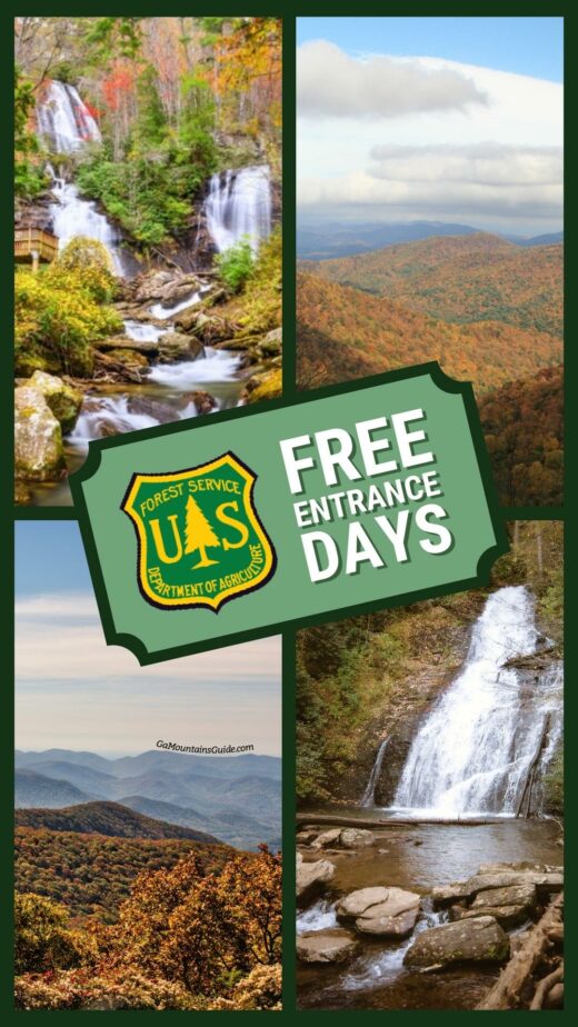 🌲🌲FREE Entrance Days at US National Forests in North GA🌲
