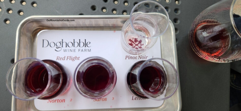 Doghobble Wine Farm now pouring in the Dahlonega Plateau AVA