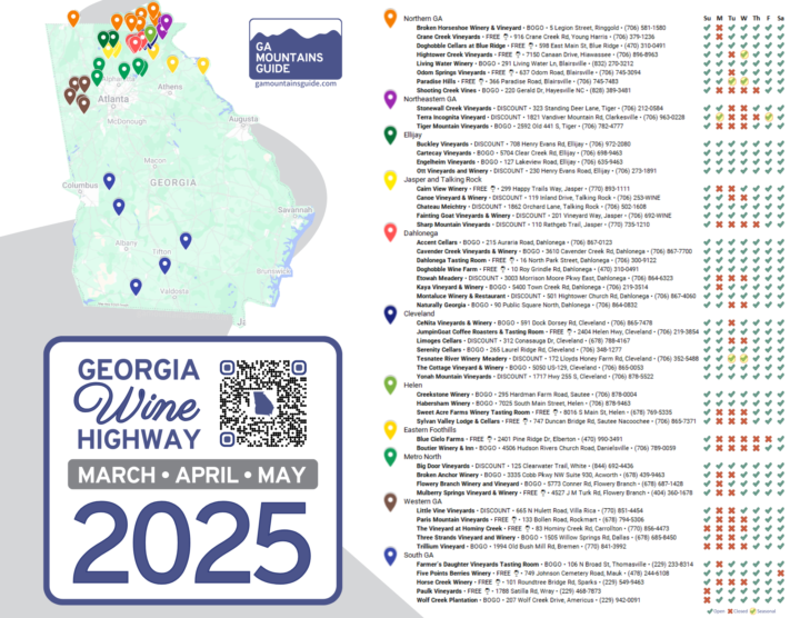 Ultimate Guide to the 2025 Georgia Wine Highway🍷🗺️