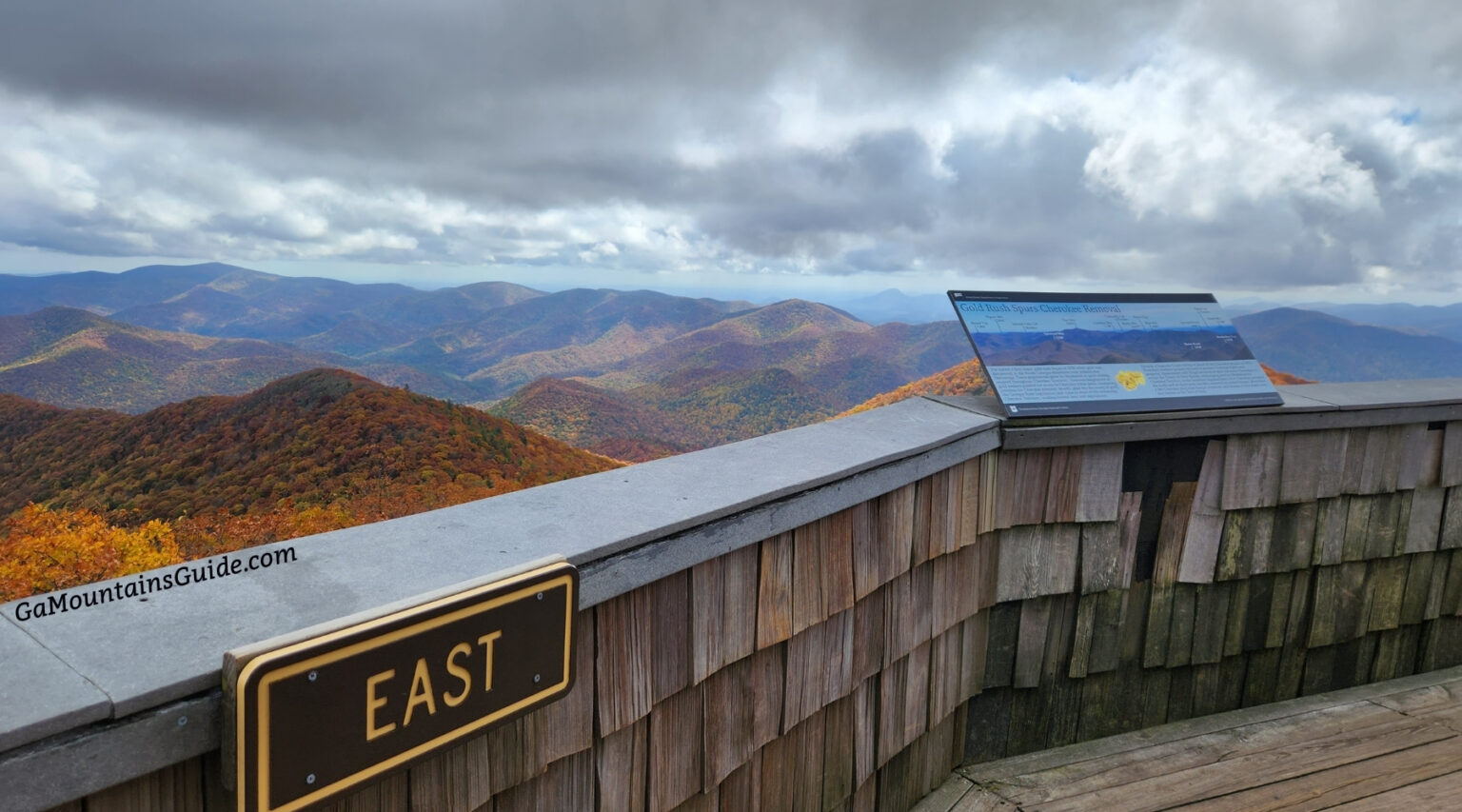 Brasstown-Bald-Georgia-East-View-Fall-Foliage | Ga Mountains Guide