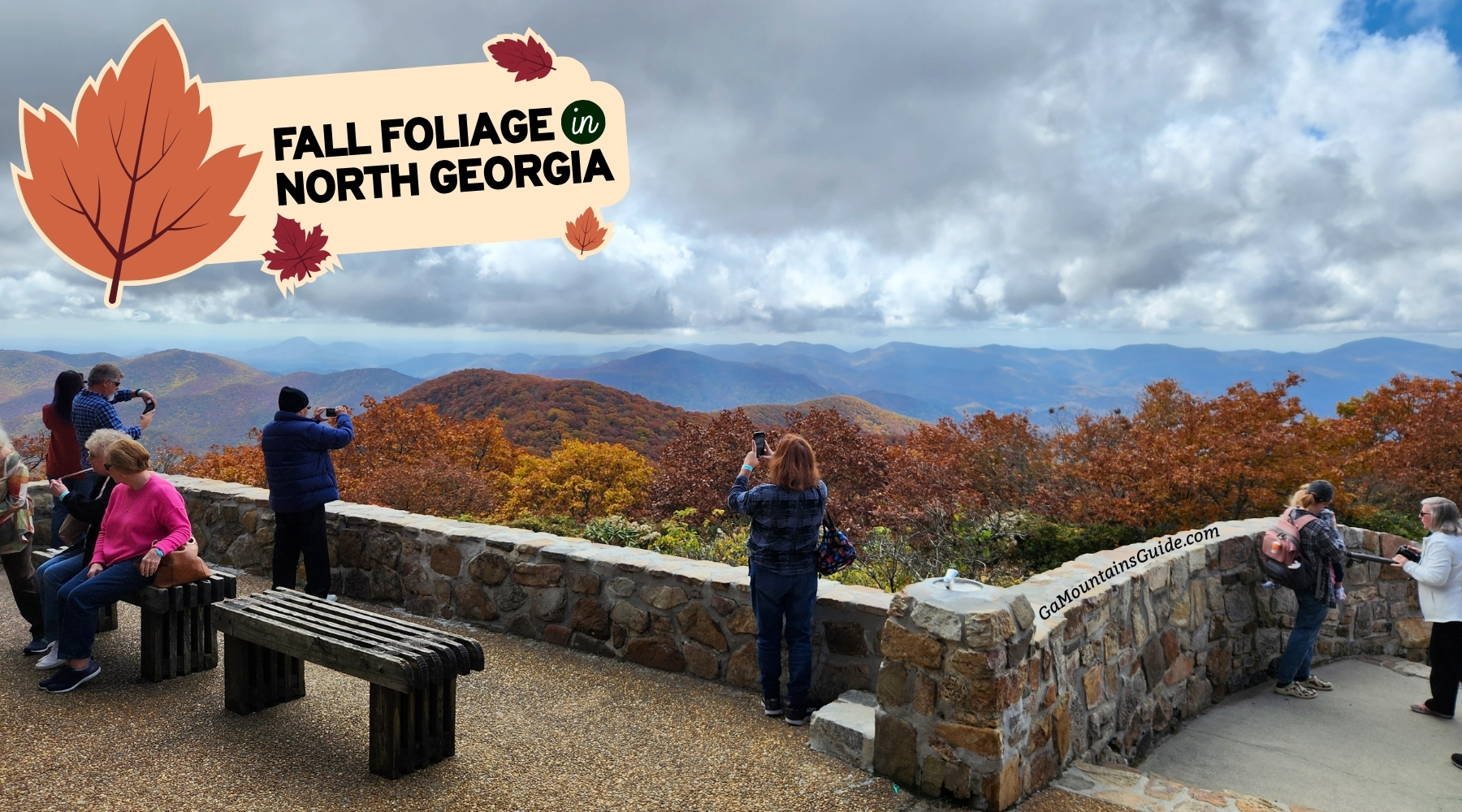 Brasstown-Bald-Overlook-Georgia-Fall-Foliage | Ga Mountains Guide